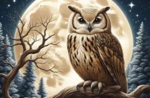 Arquétipo da Coruja para Sabedoria e Foco nos Estudos